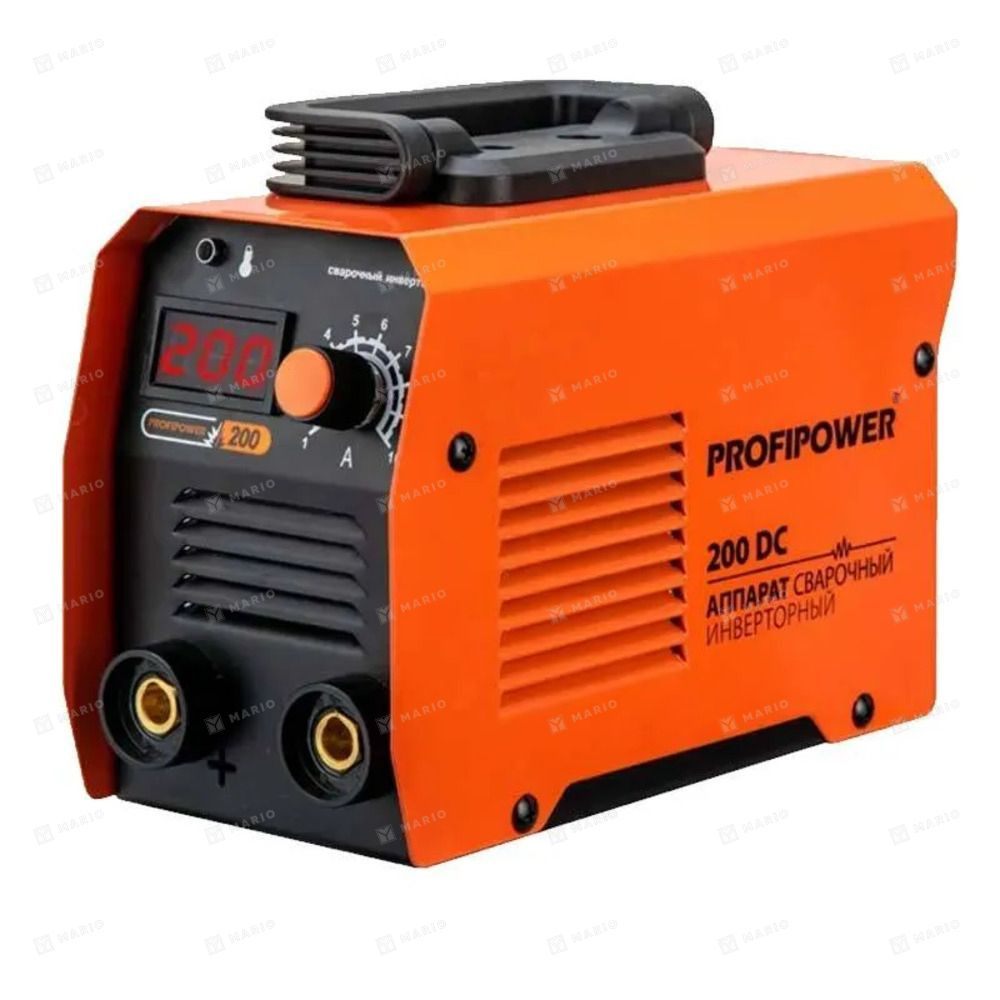 Сварочный аппарат Profipower, Антизалипание электрода, Цифровой манометр, Инверторный, Рукоятка ...