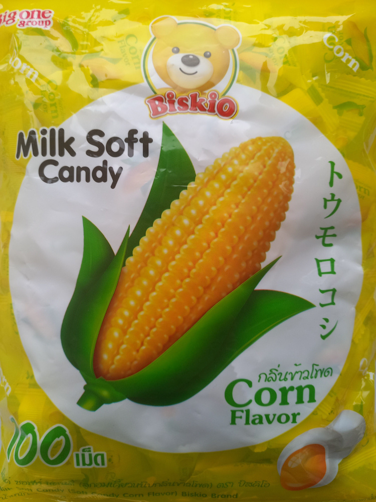 Конфеты со вкусом кукурузы, жевательные молочные из Тайланда / Тайские ...