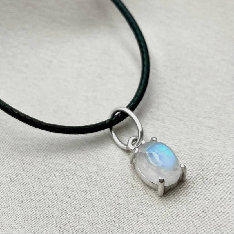 Серебряная подвеска с лунным камнем женская - купить с доставкой по ...