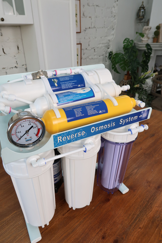 Система обратного осмоса c насосом, минерализатором и краном Canature RO-7B 75G - купить с ...