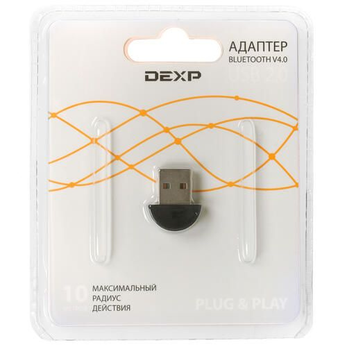 Bluetooth адаптер Dexp Адаптеры блютуз 4654132 Флангер Bluetooth 4 0