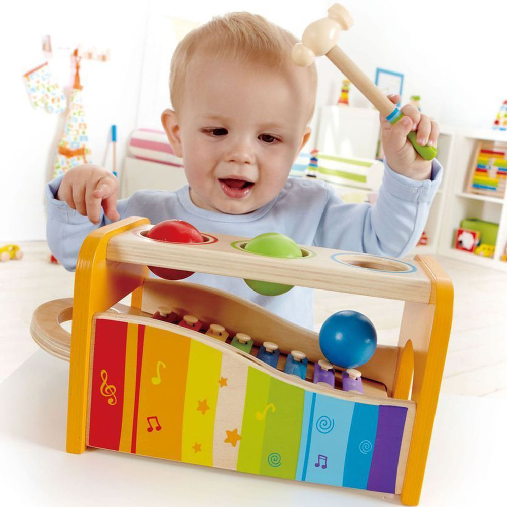 Музыкально-развивающая игрушка Музыкальная скамейка Hape - купить с доставкой по выгодным ценам ...