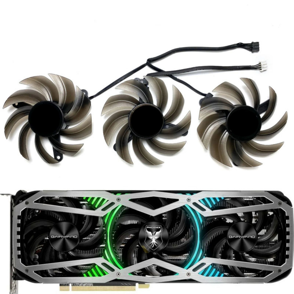 80MM TH8015S2H-PCC01 Кулеры (вентиляторы охлаждение) для видеокарты ...