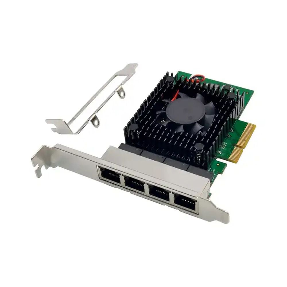 Сетевая карта PCIe x4 (I225-V) 4xRJ45 2.5Gbps Server NIC (ORIENT XWT ...