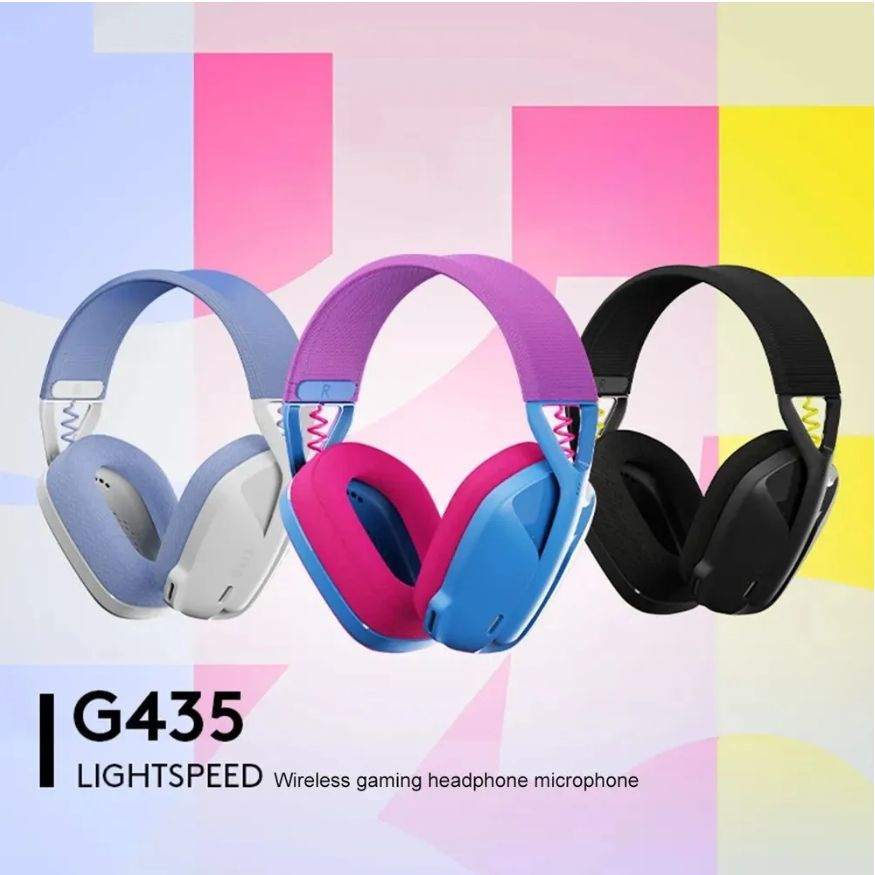 Игровые наушники Logitech G G435, черный, белый - купить по доступной ...