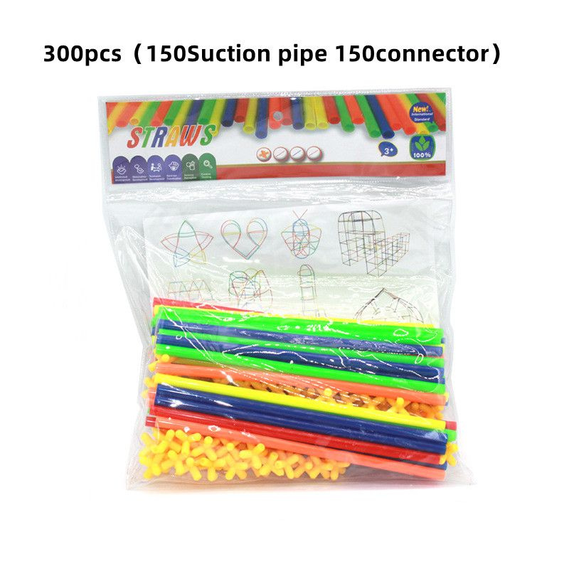 Высококачественный конструктор DIY игрушка для детей 4D Space Straw ...