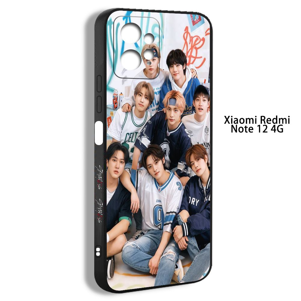 чехол для смартфона Подходит для Xiaomi Redmi Note 12 4G Kpop Stray ...