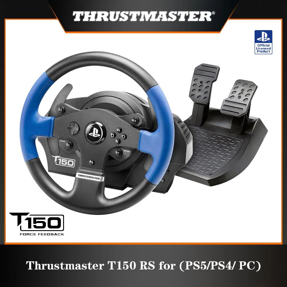 Thrustmaster T150 RS Racing Wheel Руль и педали для гонок (PS5/PS4/ PC ...