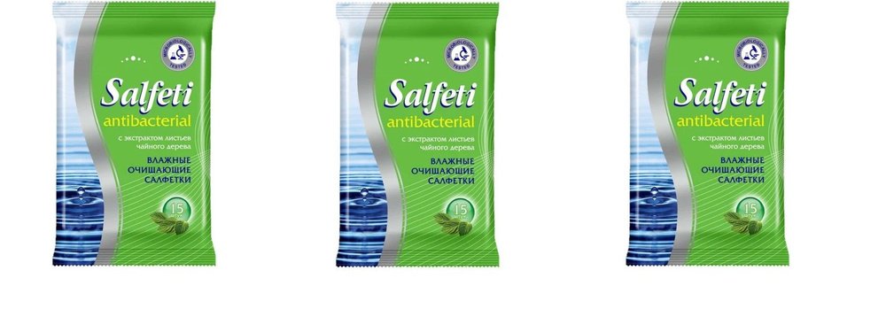 Салфетки влажные очищающие антибактериальные Salfeti (Салфети ...