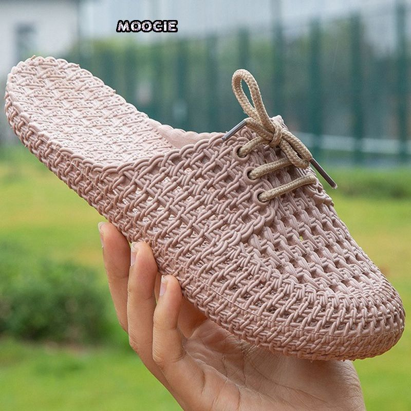 Мюли Женский MOOCIE ПВХ (поливинилхлорид), размер 41 Тонкая подошва Без каблука Нет купить c ...