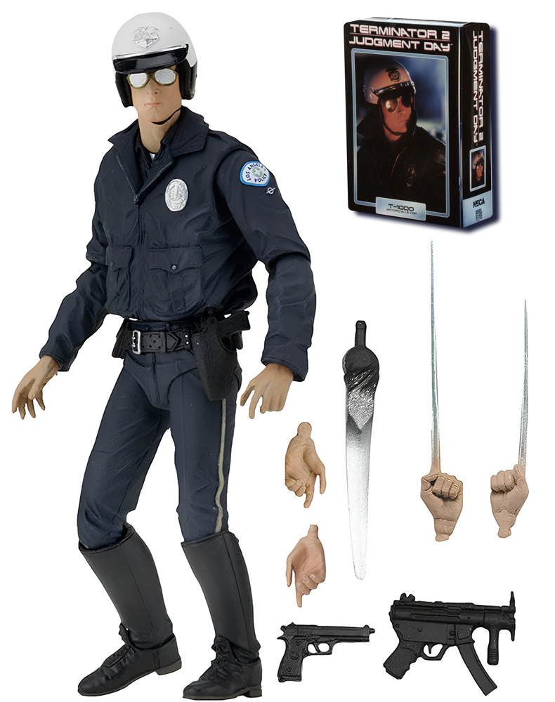 Фигурка Терминатор 2 / Terminator T-1000 Judgment Day motorcycle cop ...