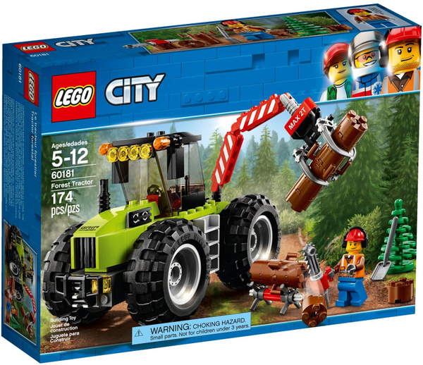 Конструктор Lego City 60181 Лесной трактор купить на OZON по низкой ...