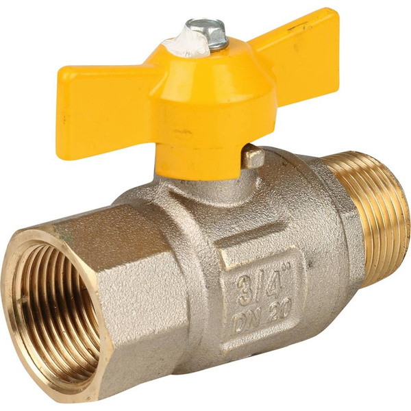 Кран шаровый Itap LONDON 69 3/4" HP-BP полнопроходной, ручка-бабочка купить на OZON по низкой ...