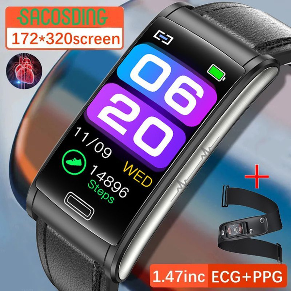 XDCF Умные часы SA-Hygieia-02s, 26mm, Кожа Черный ЭКГ купить на OZON по ...