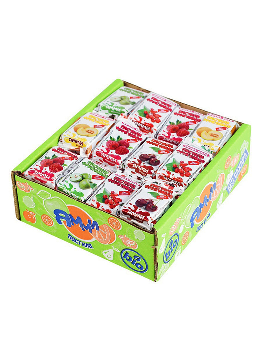 Пастила фруктовая в ассорти "Ямми" 500 гр - купить с доставкой по ...