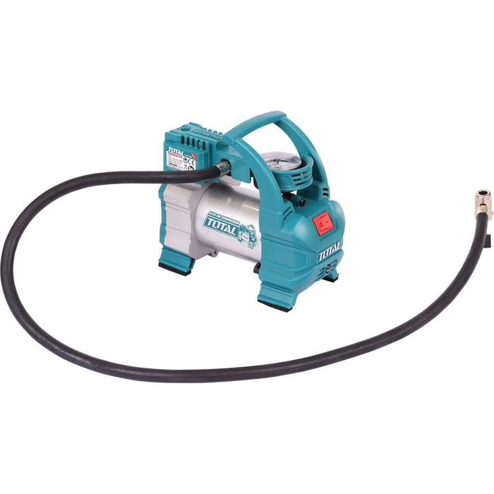 Компрессор автомобильный воздушный с фонарем TOTAL 12В TTAC1406 для шин ...