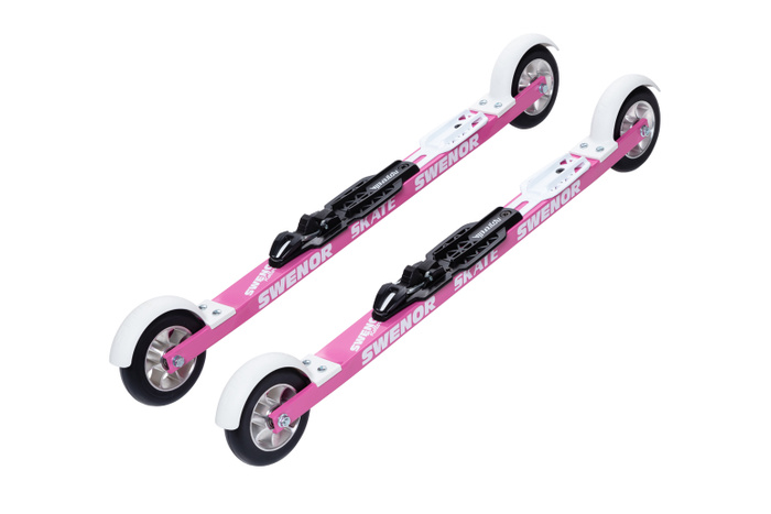 Лыжероллеры Swenor Skate Pink #2 для конькового хода с креплениями NNN ...