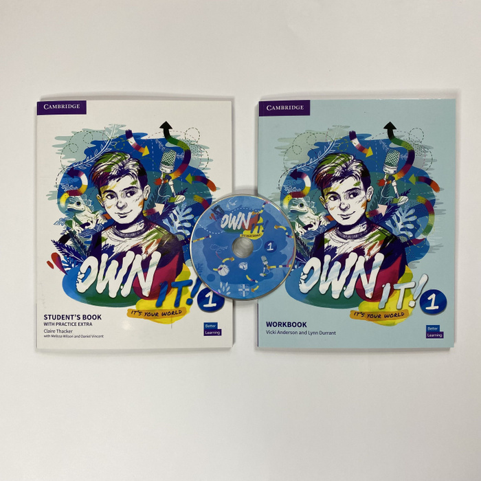 Own it 1, Student's Book, Workbook + CD ( учебник, раб.тетрадь и диск ...