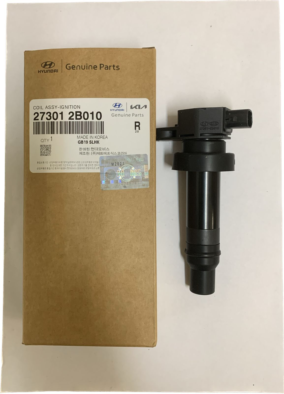 Катушка системы зажигания 27301-2B010, Kia Rio, Hyundai Solaris ...