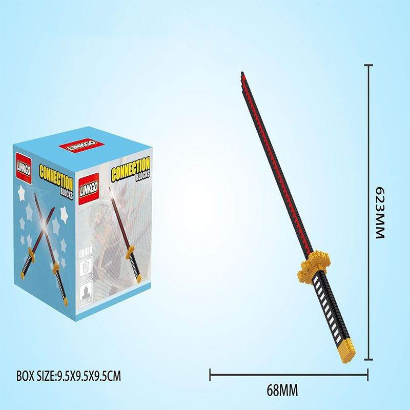 Эко-дружелюбная игрушка-конструктор Zoro Shusui Sandai Kitetsu из аниме ...