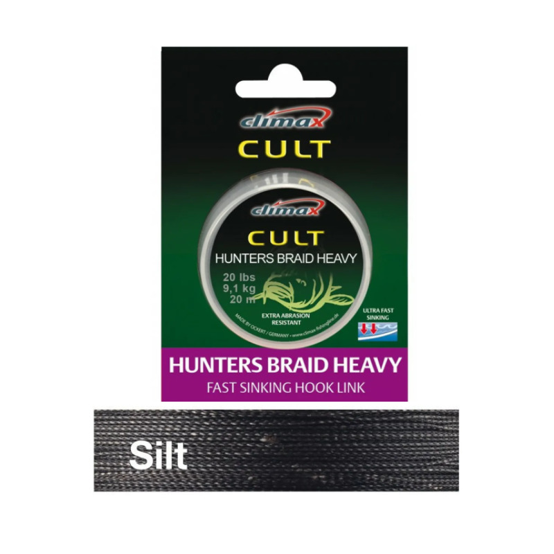 Поводковый материал Climax Cult Heavy Hunters Braid 20m 30lb Silt ...