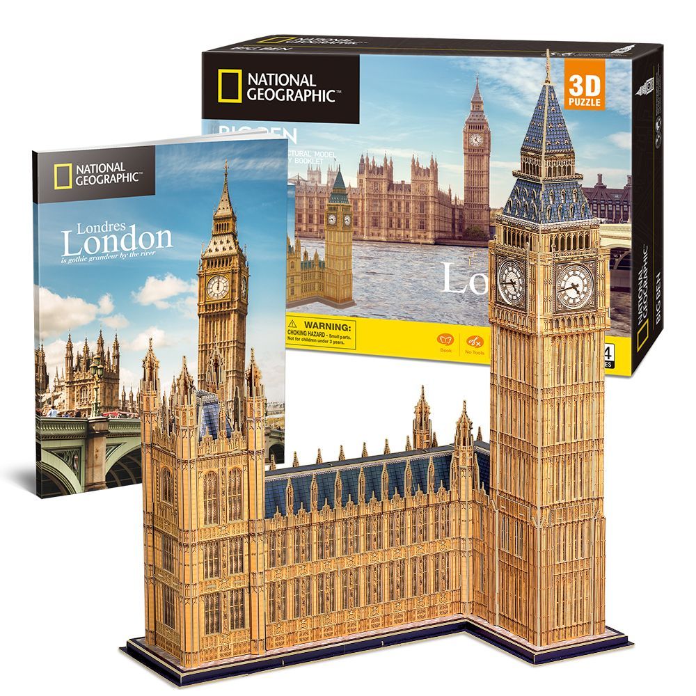 3D-пазл National Geographic Big Ben Model Kit для взрослых, искусство и ...