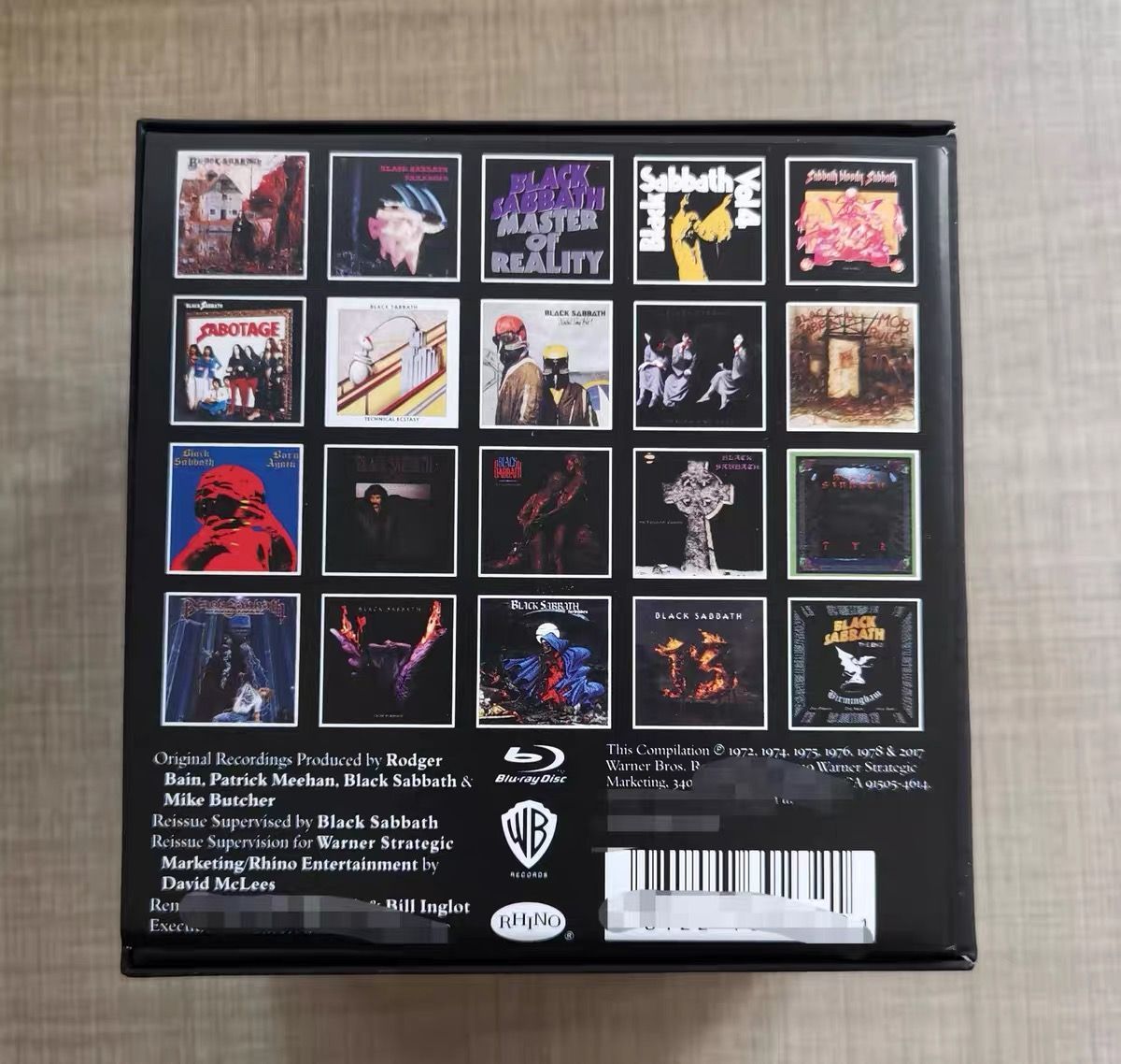 CD, Blu-ray BLACK SABBATH - Black Box: The Complete 1970 - 2017/ Box ...