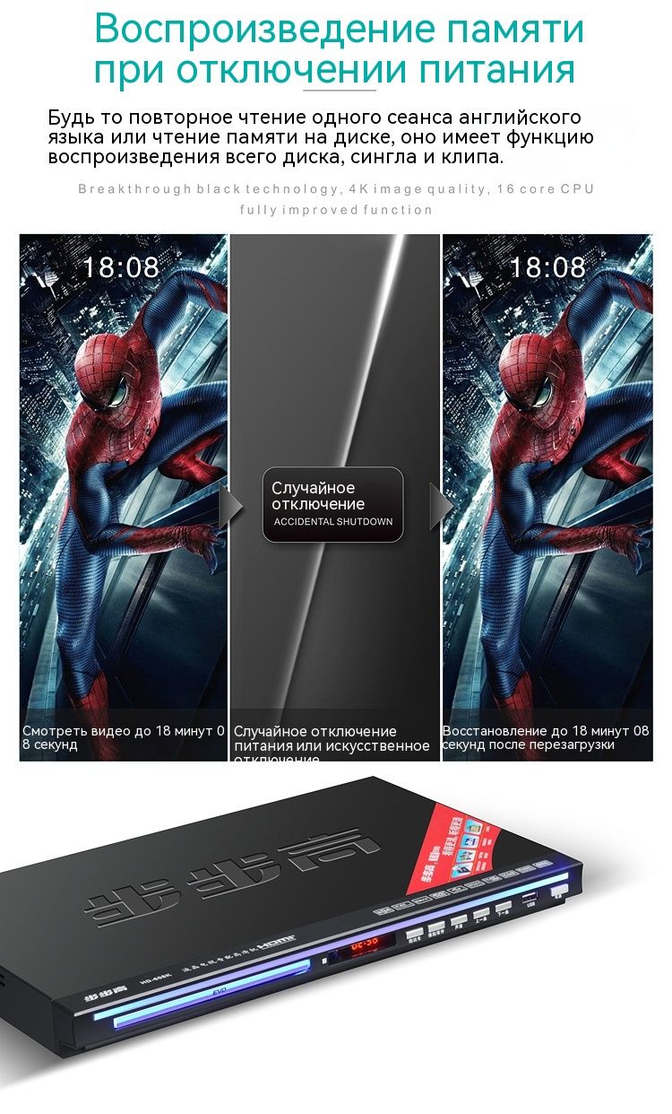 bbk HD608K домашнее использование dvd плеер vcd hi res - купить с доставкой по выгодным ценам в ...