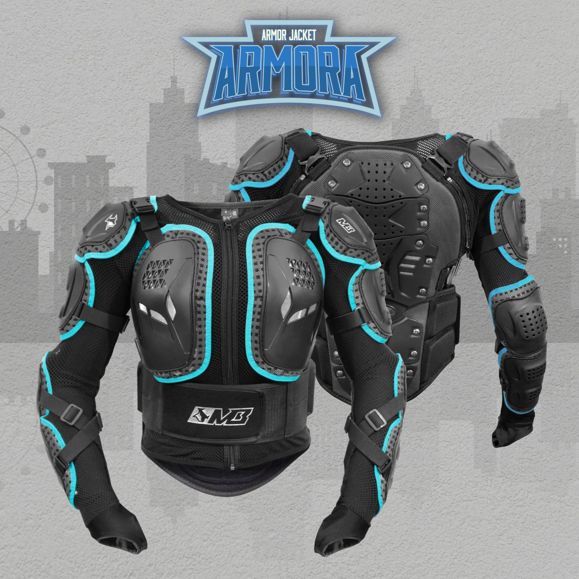 Черепаха защитная MadBull ArmorA Jacket Женская Синяя L купить c ...