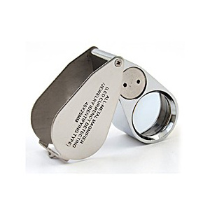 Лупа Kromatech ювелирная 40х, 25 мм, с подсветкой (2 LED) MG9890 купить на OZON по низкой цене ...