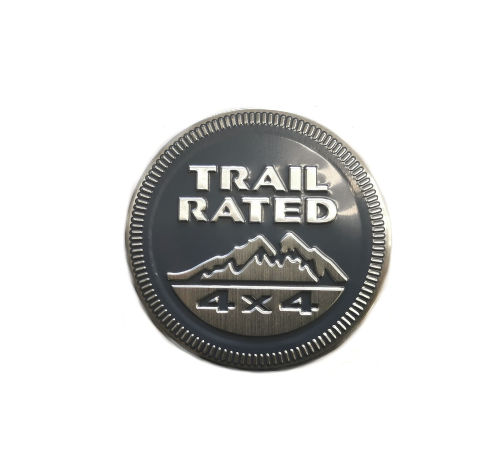 Шильдик алюминиевый Trail Rated 4х4 Jeep серый - купить по выгодным ...