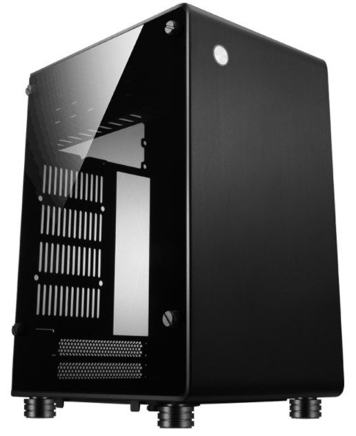 Корпус JONSBO U1 PLUS Black без БП, боковая панель из закаленного ...