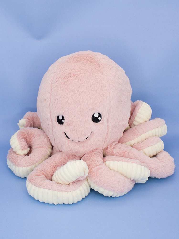 Мягкая игрушка Осьминог розовый 60см - купить с доставкой по выгодным ...