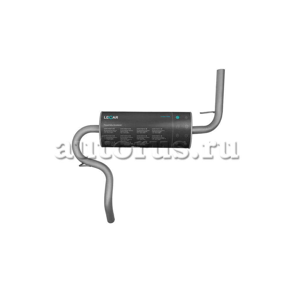 Глушитель ВАЗ 21214 закатной LECAR - купить по низкой цене в интернет ...