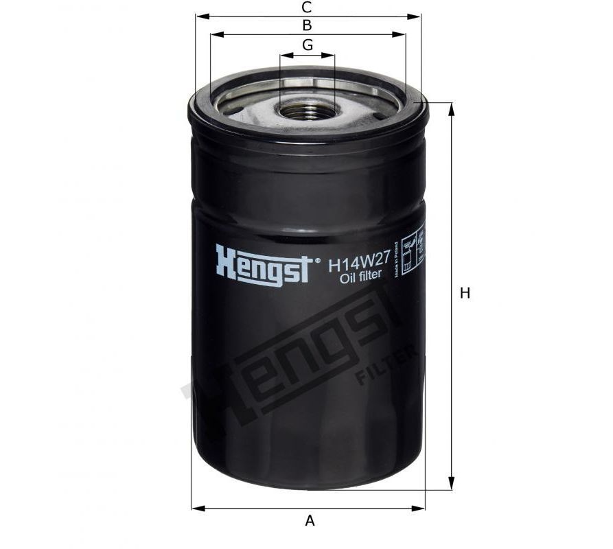 Фильтр масляный Hengst 653615 - купить по выгодным ценам в интернет ...