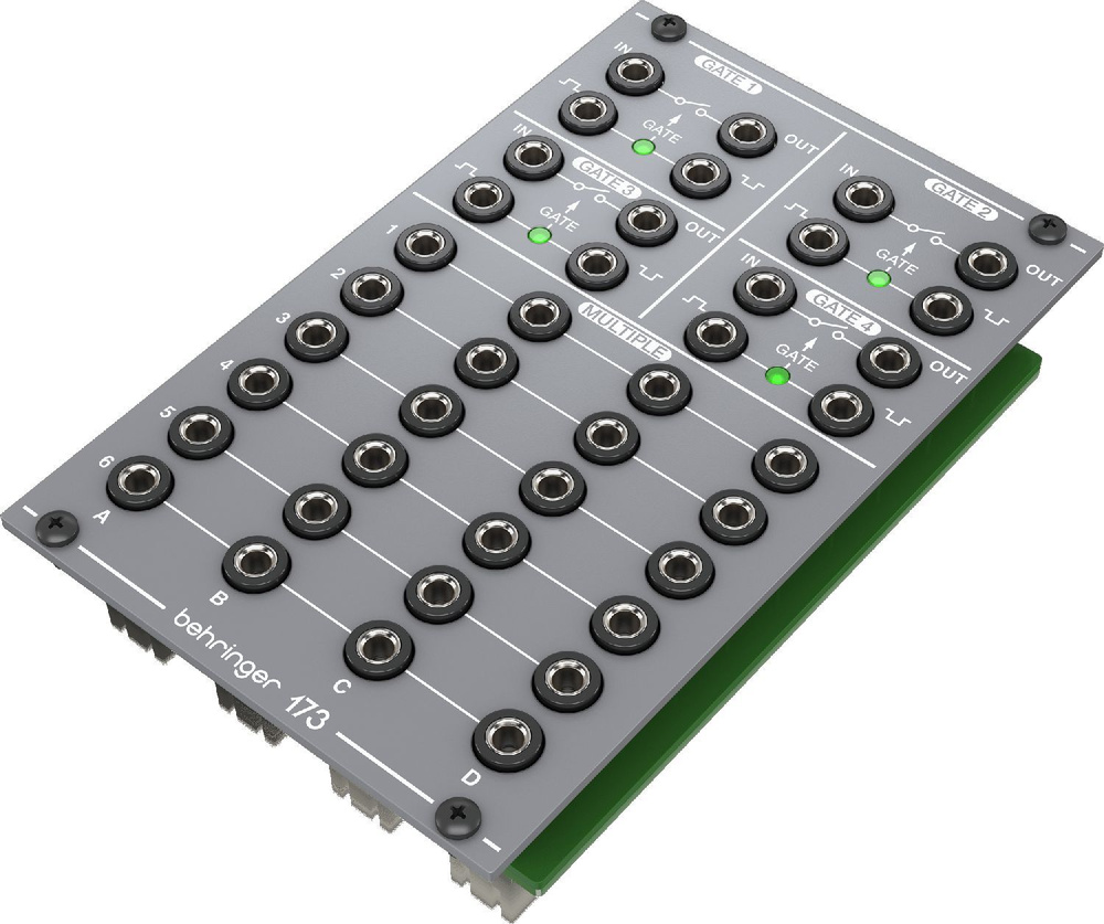 Behringer 173 QUAD GATE/MULTIPLES Аналоговый модуль для Eurorack ...