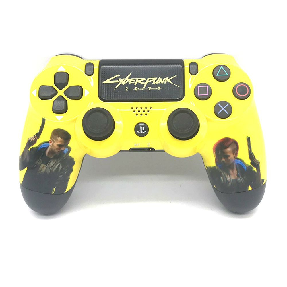 Геймпад Джойстик Dualshock 4 G2 Cyberpunk 2077 OEM, Bluetooth, желтый ...