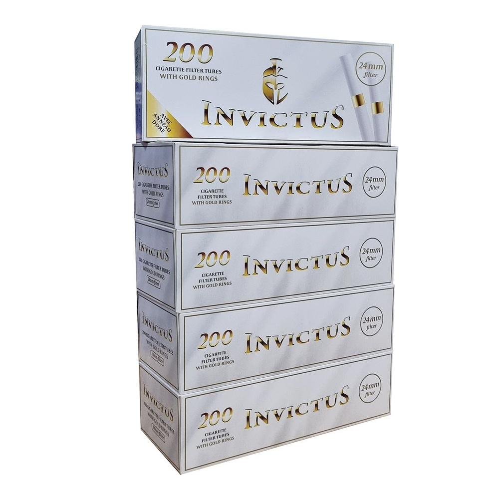 Комплект гильзы для сигарет "Invictus" White Extra Long 24mm Filter ...