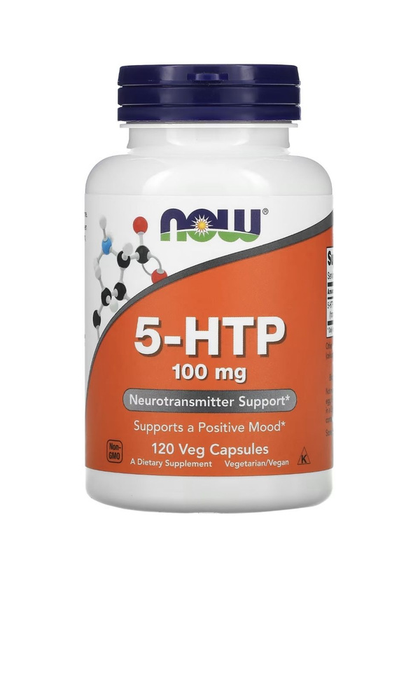 5-Гидрокситриптофан NOW 5-HTP 100 mg 120 капсул - купить с доставкой по ...