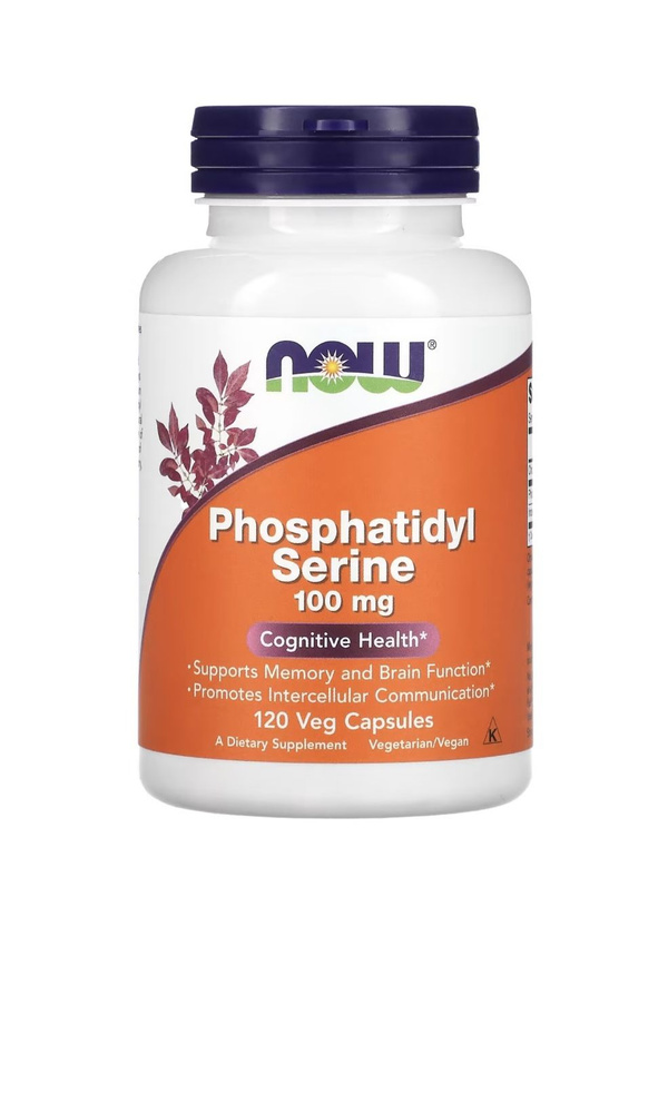 Фосфатидилсерин Когнитивное Здоровье NOW Phosphatidyl Serine Cognitive ...