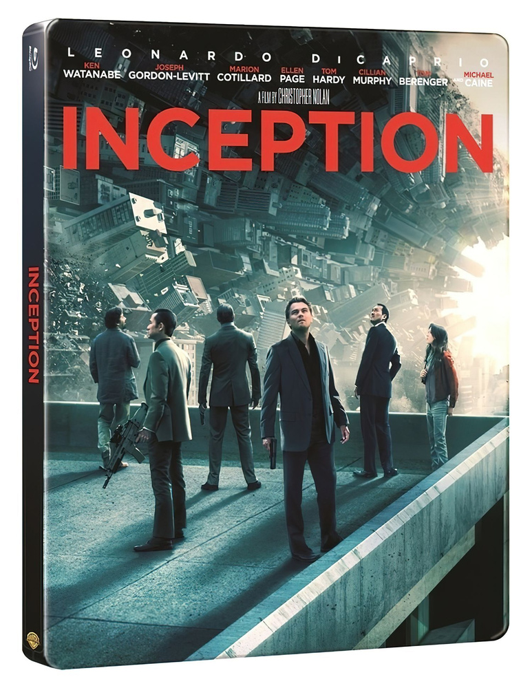 Начало. Inception SteelBook (2010, Blu-ray, фильм) фантастический боевик, триллер, драма ...