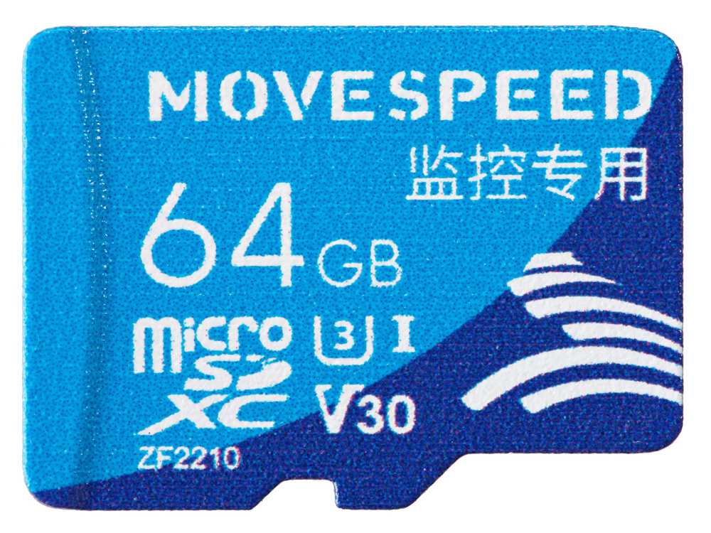 Карта памяти micro SD 64 GB MOVESPEED FT300 Class 10 UHS-I U3 без адаптера (YS-T300-64GB ...