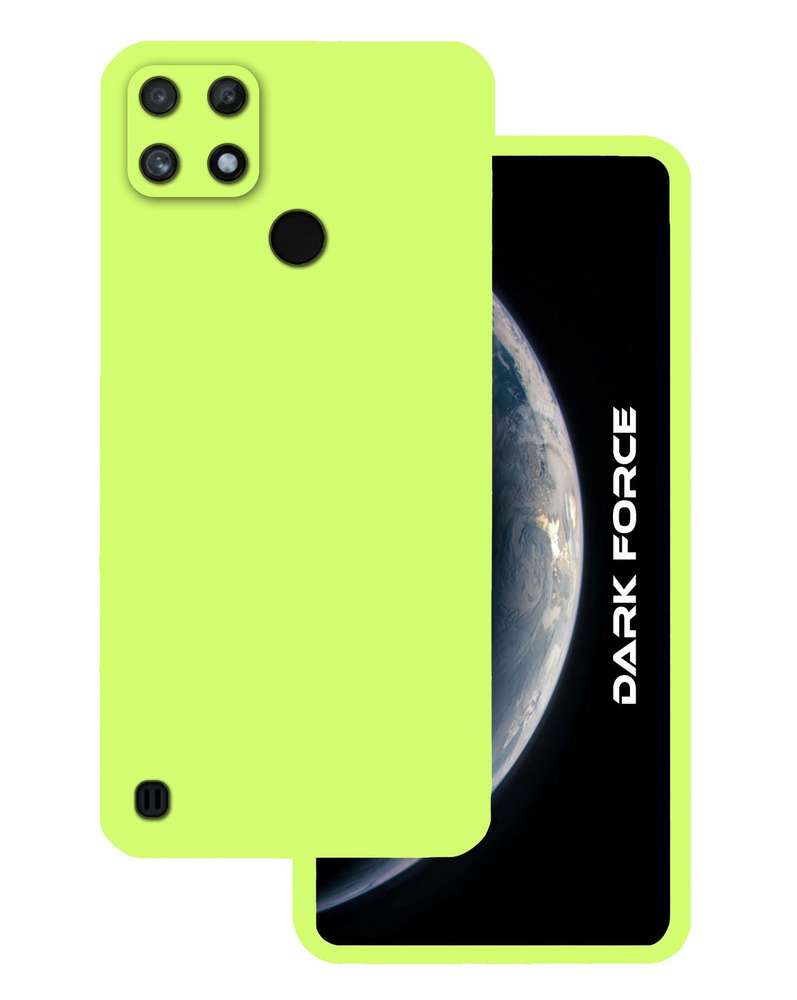 Силиконовый чехол c защитой камеры для OPPO Realme C21Y / Silicone Case ...