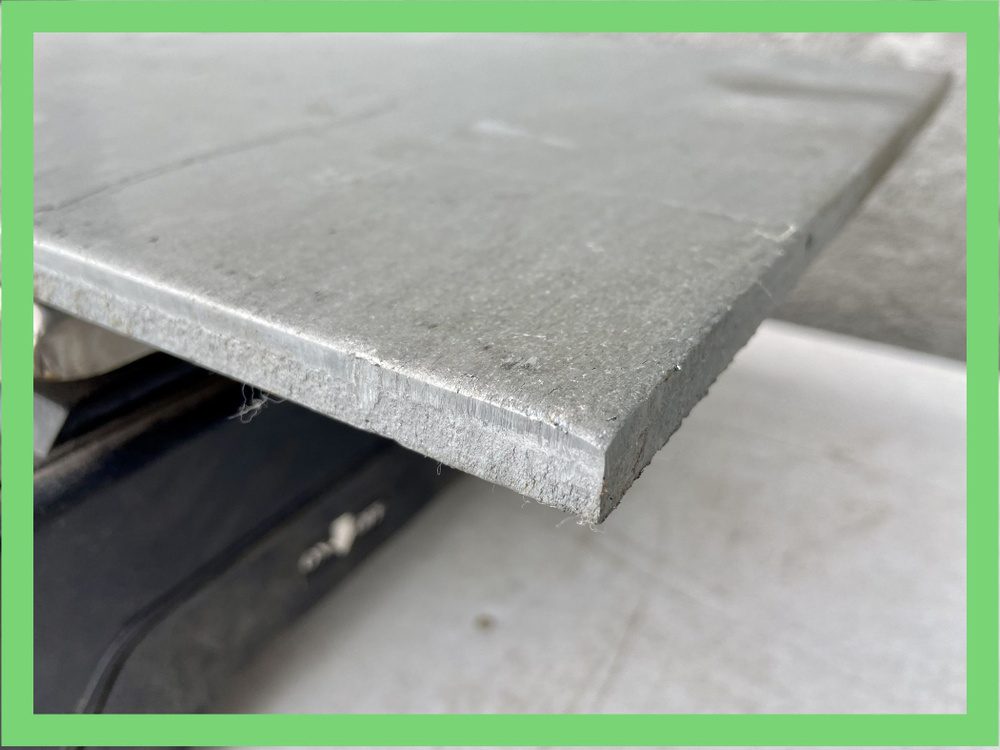 8.7кг АНОД ЦИНКОВЫЙ 10x500x250 лист Ц0 чистый цинк чушка для гальваники ...