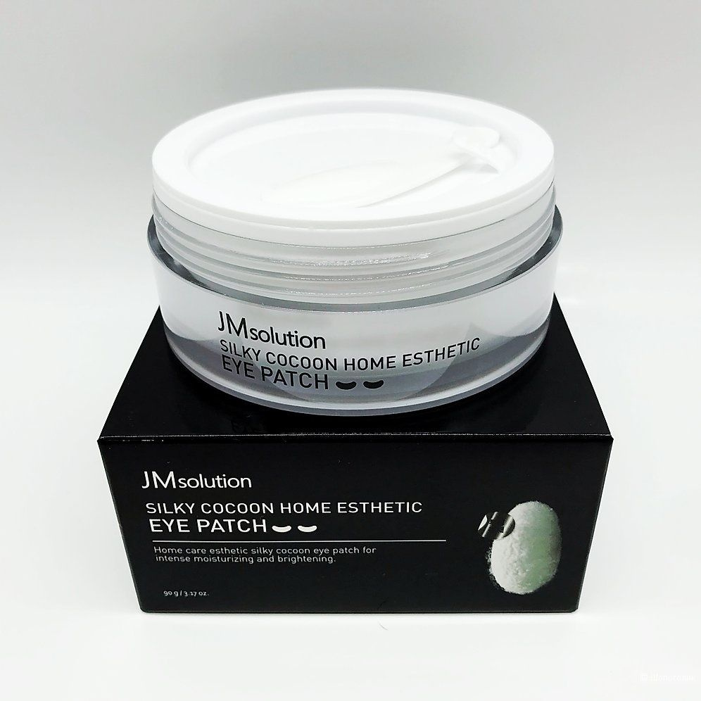 JMsolution Патчи гидрогелевые с протеинами шёлка, SILKY COCOON HOME ESTHETIC EYE PATCH 90г/60шт ...