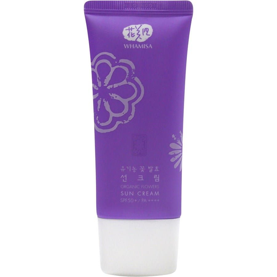 WHAMISA солнцезащитный крем organic flowers spf 50 - купить с доставкой ...