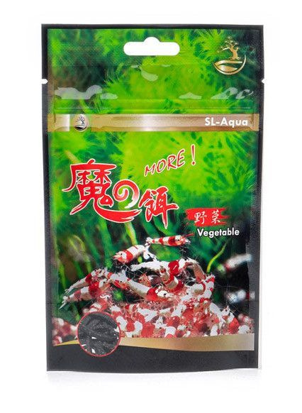 Корм для аквариумных креветок SL-Aqua MORE Shrimp Feed Vegetable, 30г ...