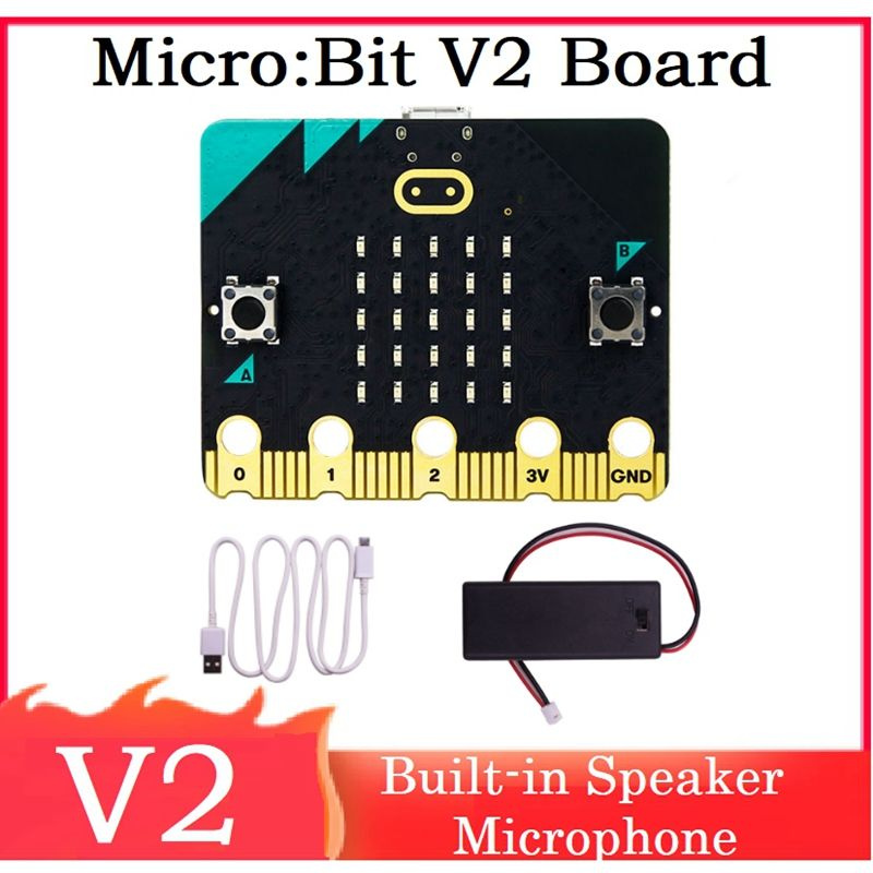 BBC Micro: Bit V2 Kit Встроенный динамик Микрофон Сенсорная ...