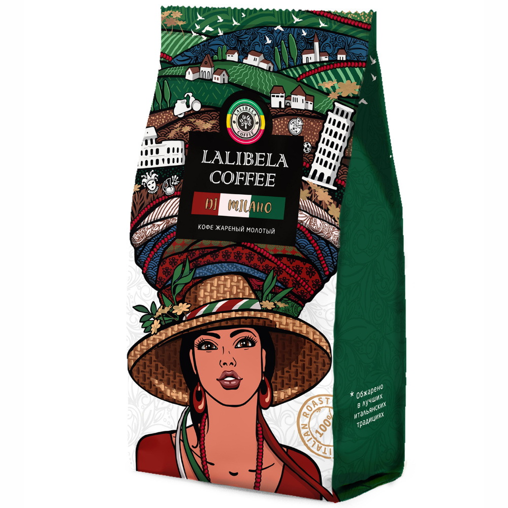 Кофе молотый LALIBELA COFFEE DI MILANO 200г купить на OZON по низкой ...
