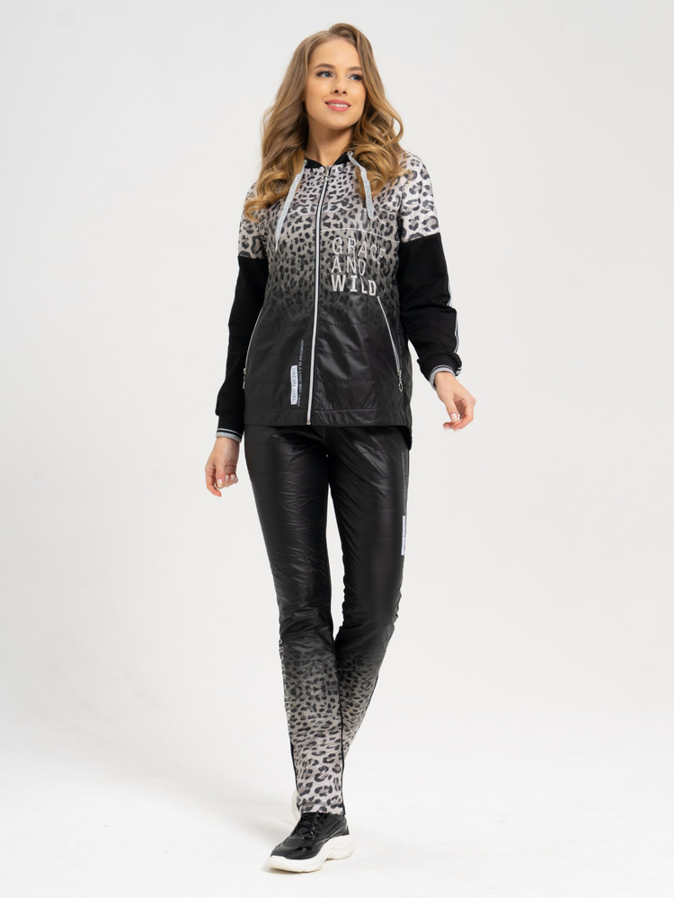 Толстовка AB Collection черный леопард купить на OZON по низкой цене ...